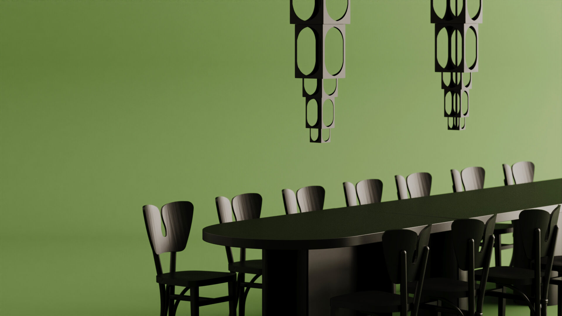 STUDIO SHOO | Design | Tables and chandeliers for SHAVI